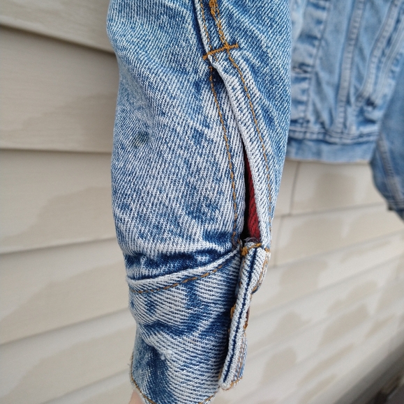 Levi's | Jackets & Coats | Vintage 8s Blanket Lined Levis Denim Trucker Jacket | Poshmark